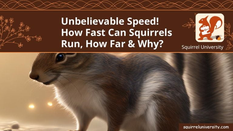 Unbelievable Speed! How Fast Can Squirrels Run, How Far & Why? - Squirrel University