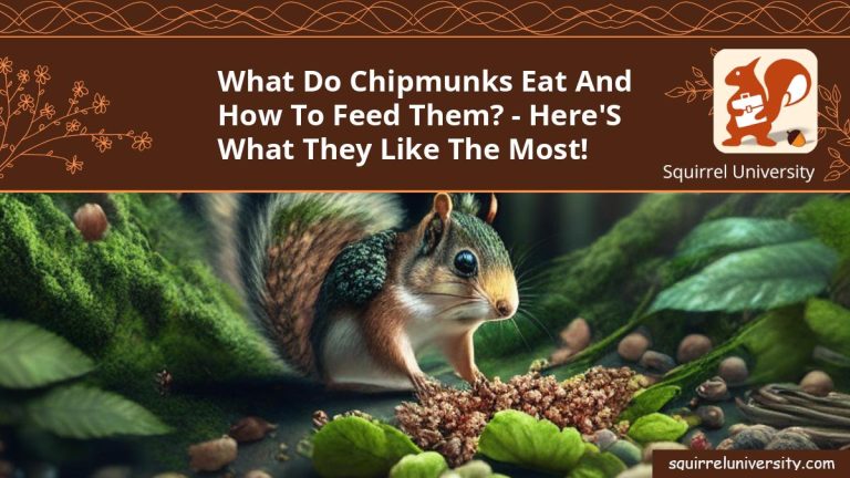 What Do Chipmunks Eat and How to Feed Them? - Here's What They Like The ...