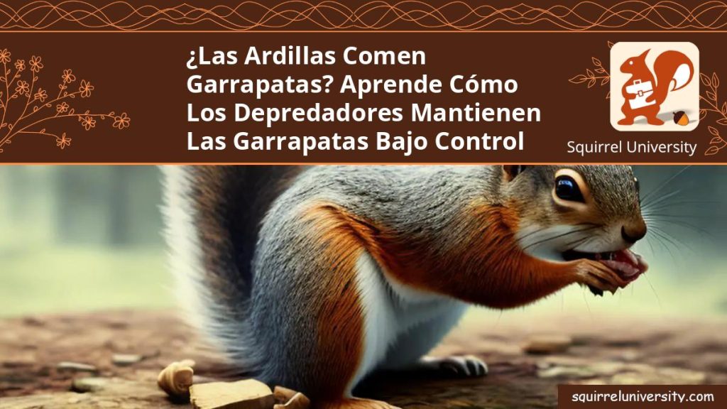 ¿Las ardillas comen garrapatas? Aprende cómo los depredadores mantienen ...