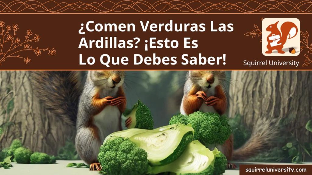 ¿Comen verduras las ardillas? ¡Esto es lo que debes saber ...